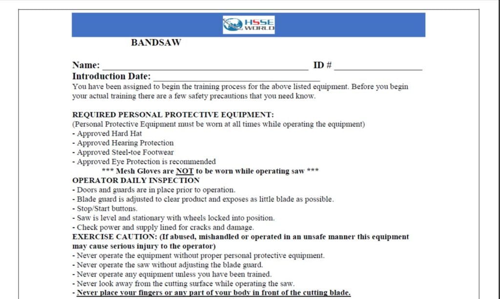 equipment-safe-operating-procedures-sop-61-checklist