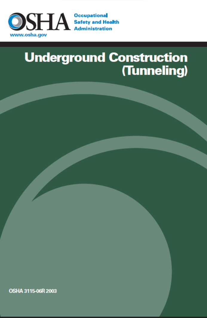 OSHA: Underground Construction (Tunneling) - Safety Bag